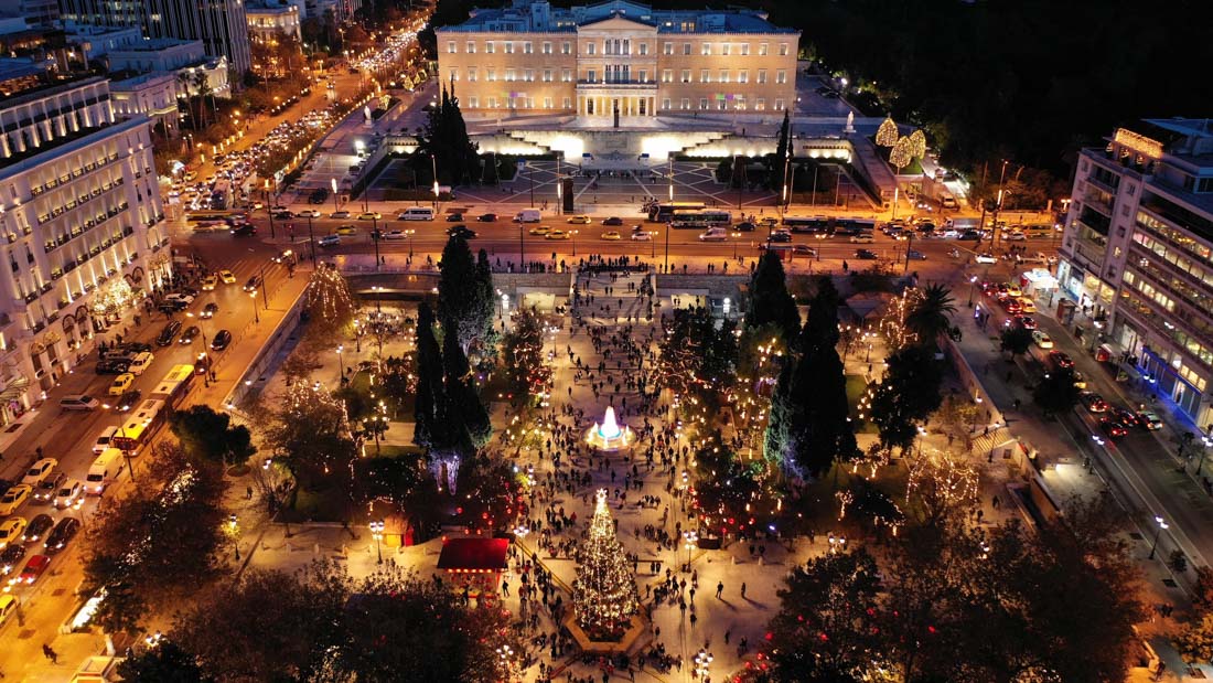 Christmas Caroling in Greece